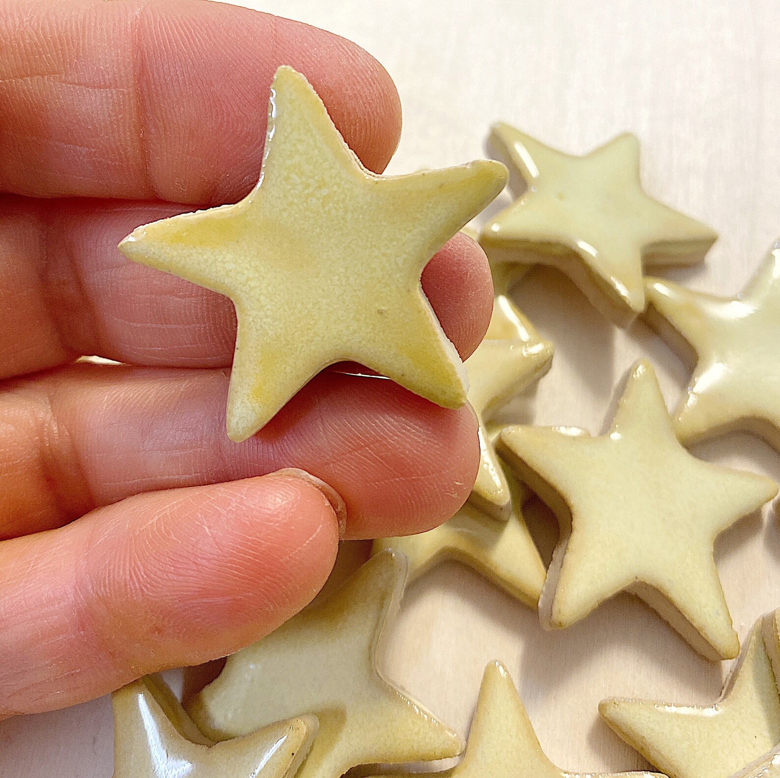 Star Ceramic Tiles for Mosaic and Wall Art 10 Pieces - Etsy