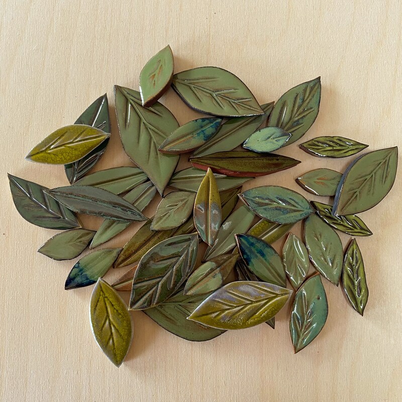 Leaf Tiles - Etsy