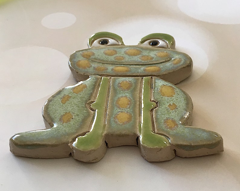Ceramic Frog Tile for Mosaic and Wall Art Mosaic Tiles | Etsy