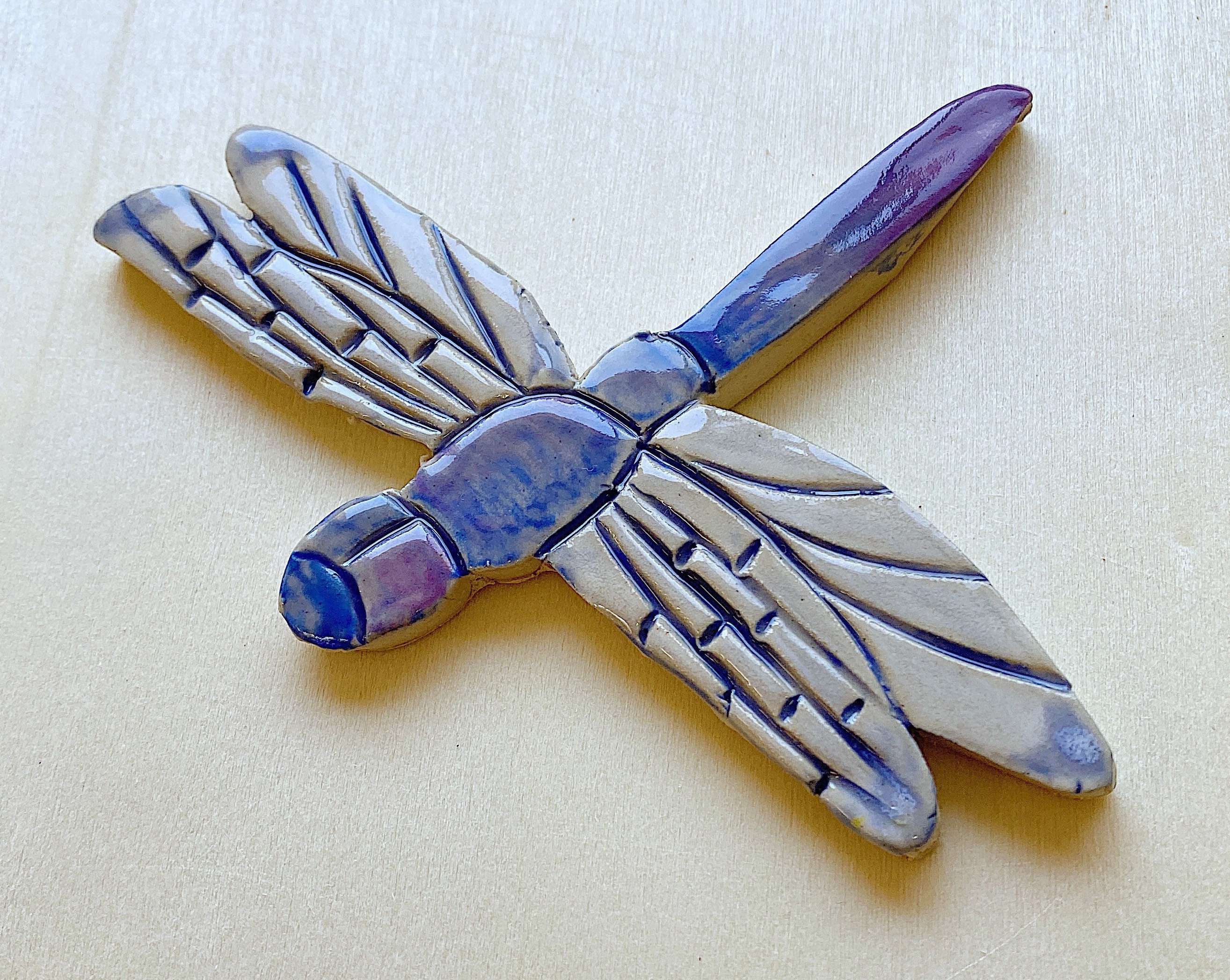 Ceramic Dragonfly Tile for Mosaic and Wall Art Mosaic Tiles - Etsy