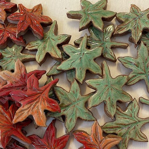 Mosaic Tiles, Tiny Maple Leaf Tiles Pack for Mosaic and Wall Art 15 ...