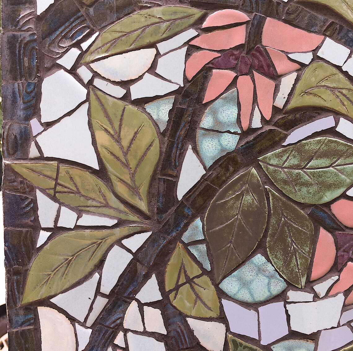 Green Ceramic Leaves Tiles for Mosaic 10 Pieces - Etsy