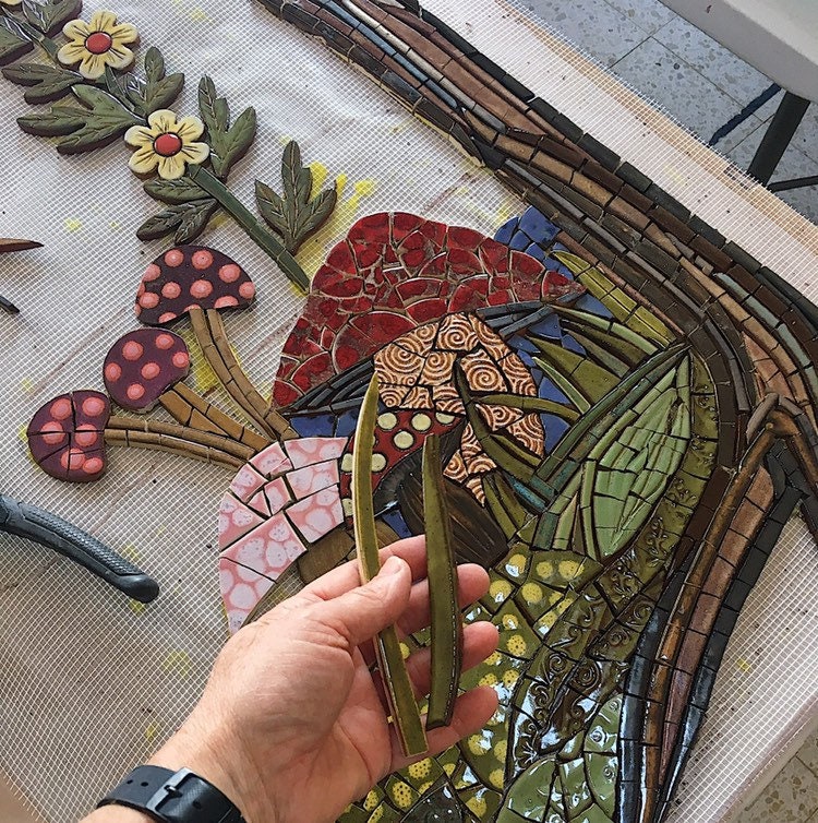 Green Ceramic Strips for Mosaic 1 Pound - Etsy