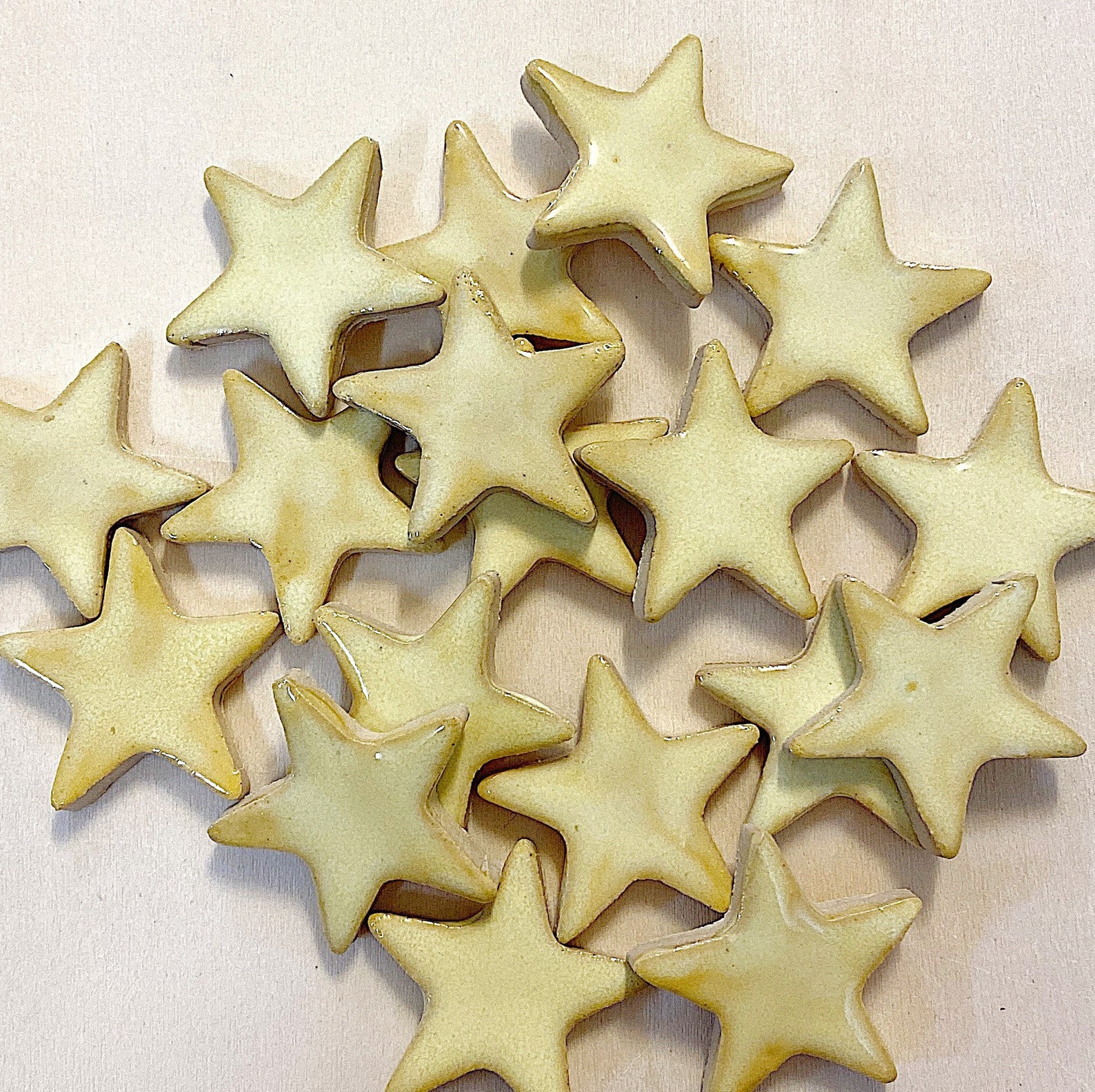 Star Ceramic Tiles for Mosaic and Wall Art 10 Pieces - Etsy