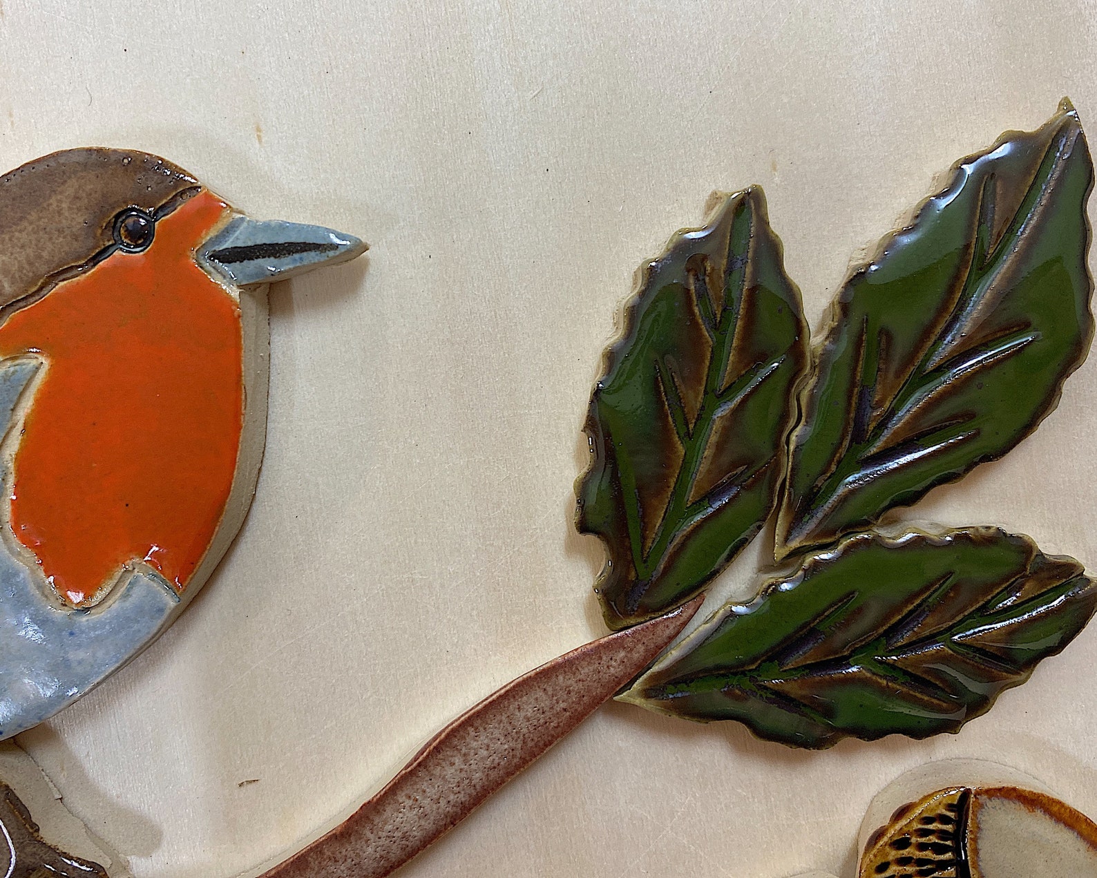 Ceramic Bird Tiles Set for Mosaic and Wall Art 10 Pieces | Etsy