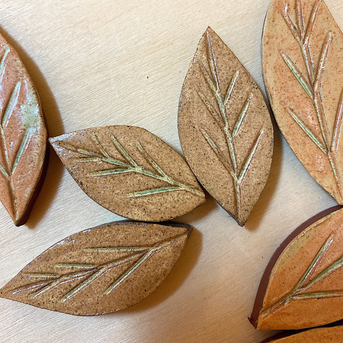 Fall Leaf Mosaic Tiles 1.52 12 Pieces - Etsy