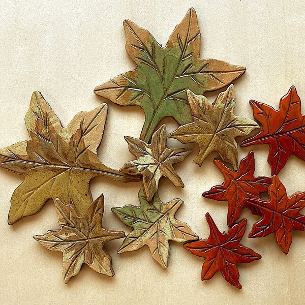Leaf Tiles - Etsy