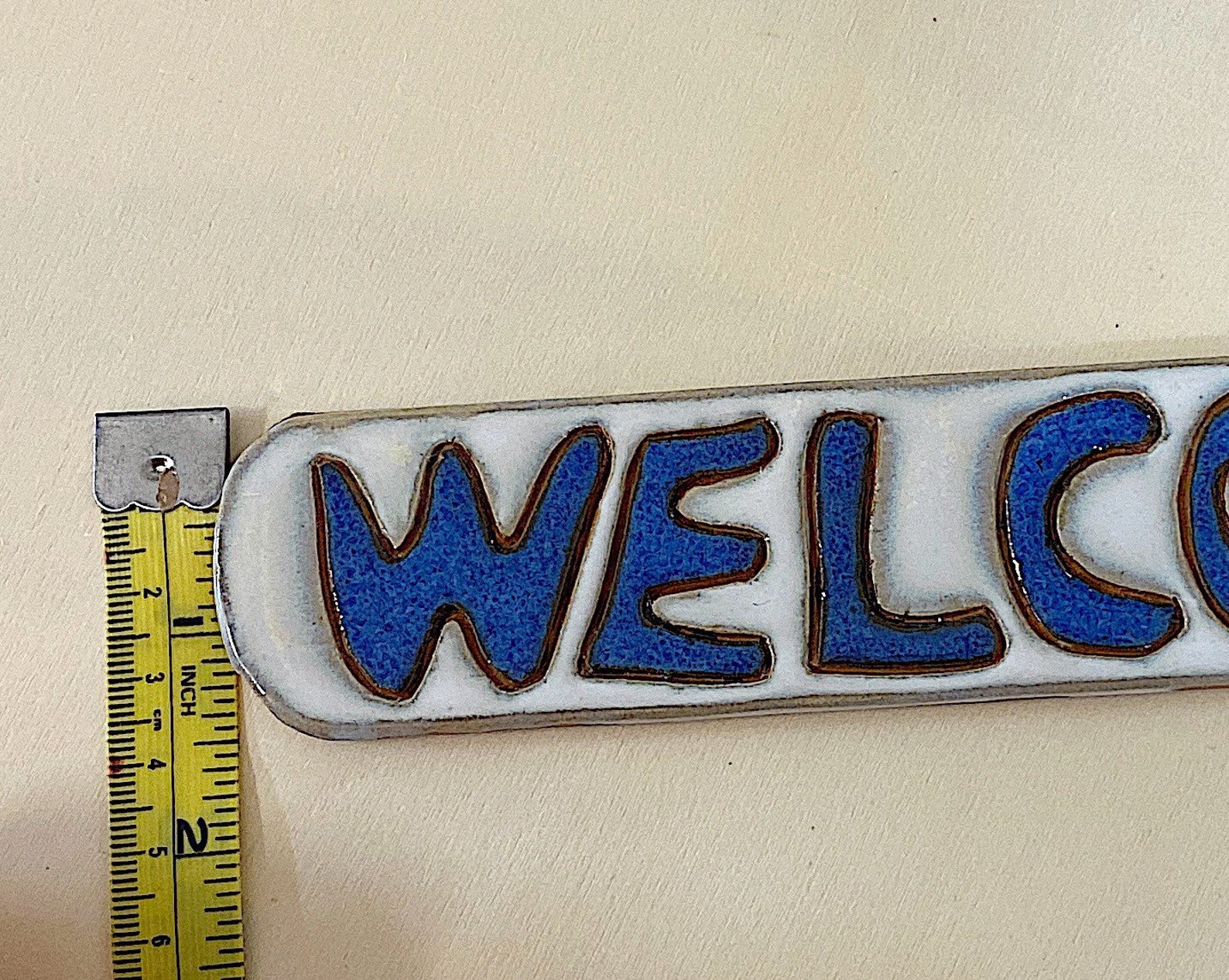 WELCOME Ceramic Tile - Etsy