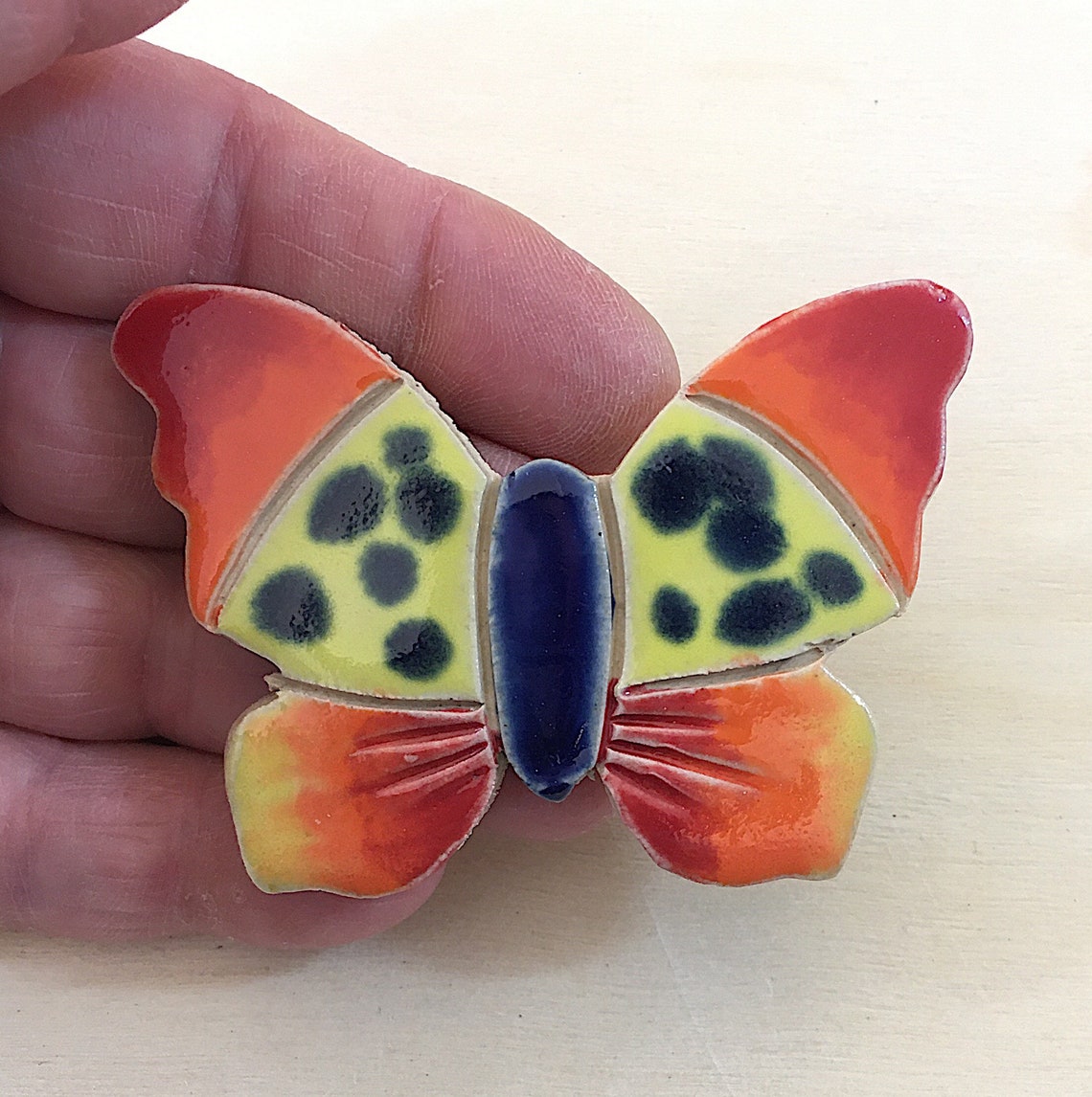 Ceramic Butterfly Tile for Mosaic and wall art Mosaic tiles | Etsy