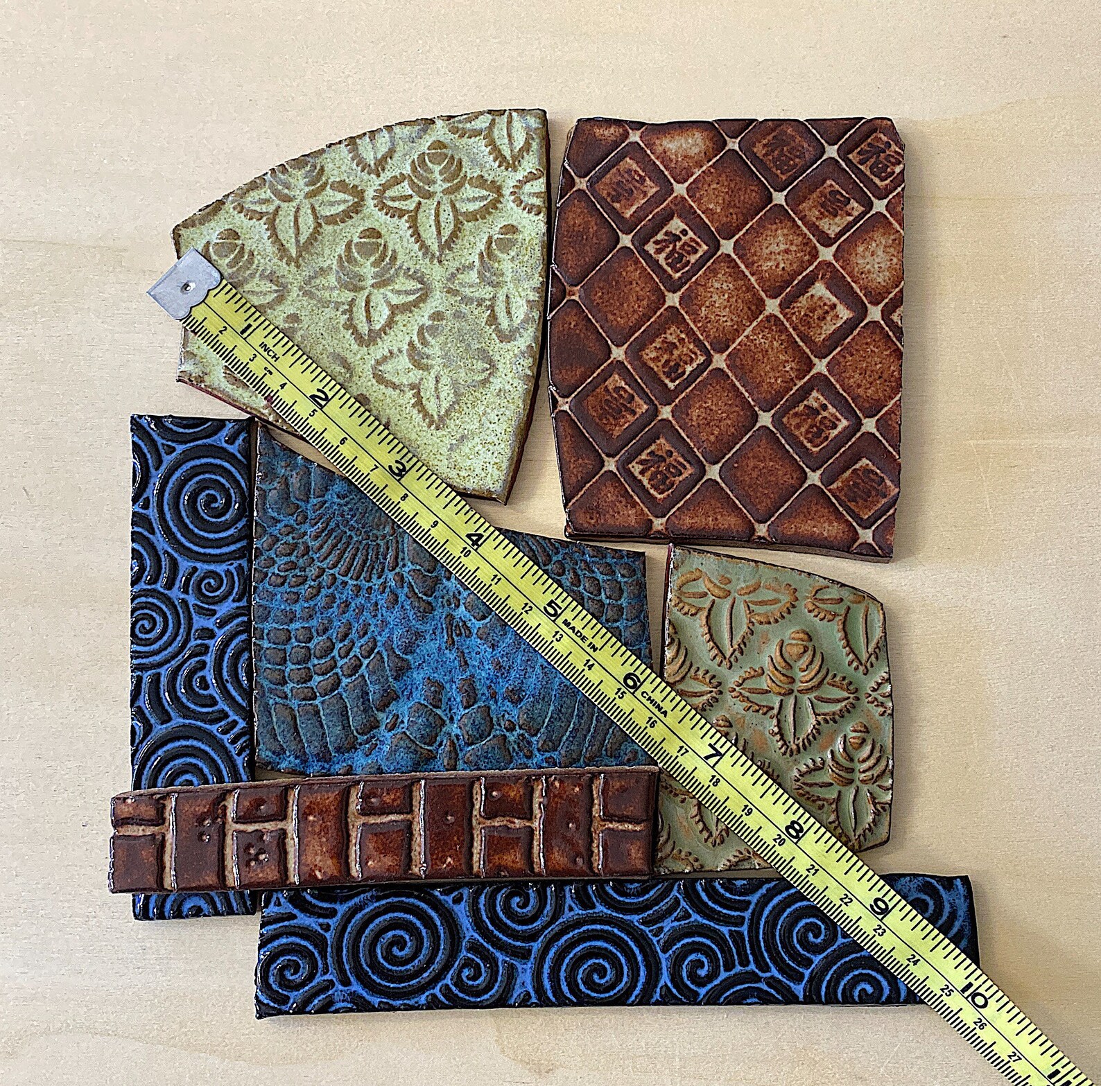 Mosaic Tiles Hand Crafted Ceramic Tiles Package - Etsy