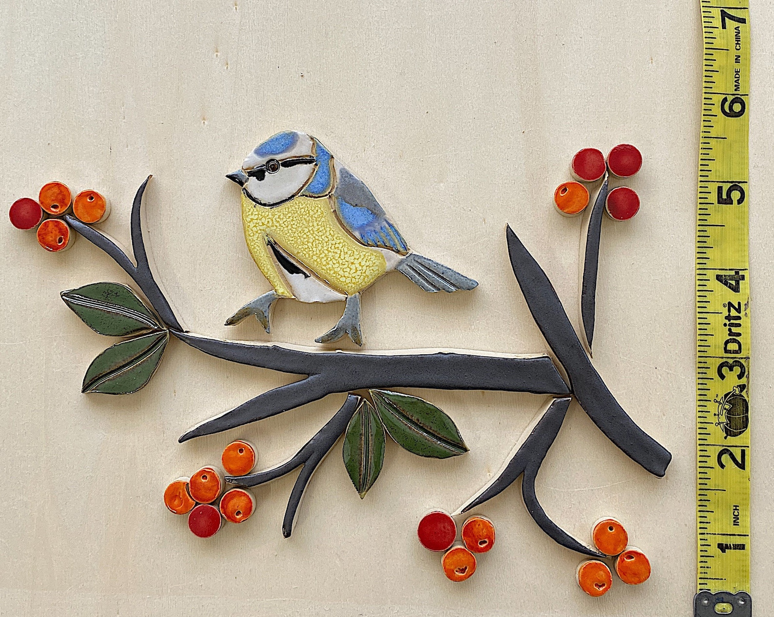 Ceramic Bird Tile for Mosaic and Wall Art Mosaic Tiles Bird | Etsy