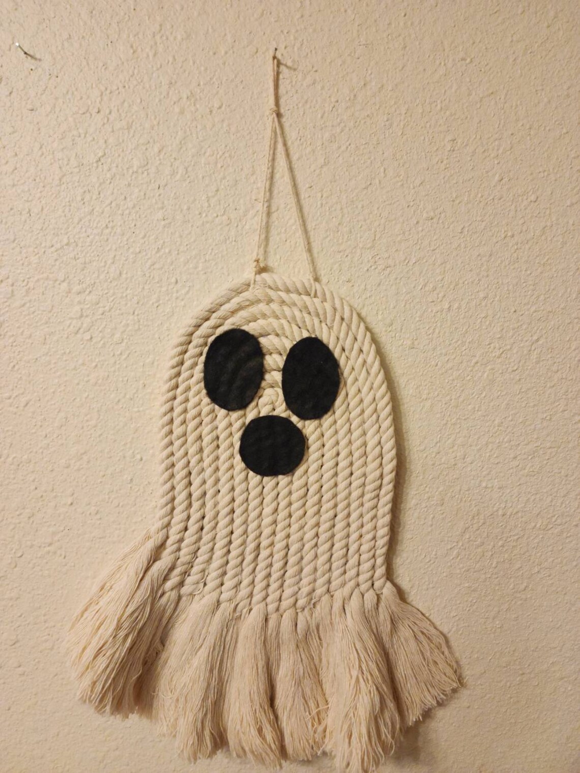 Ghost Macrame// Halloween Decor// Halloween Macrame// Ghost - Etsy