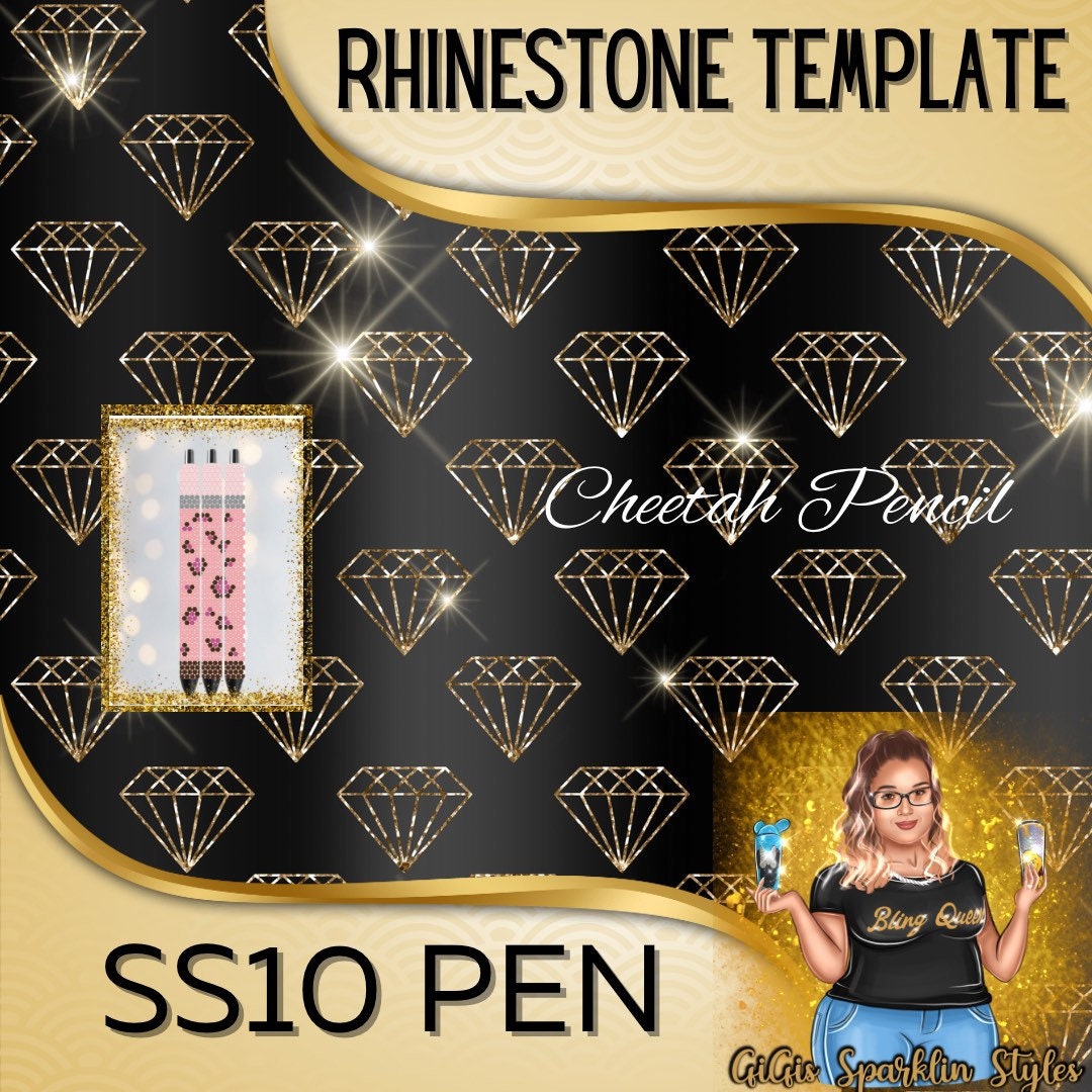 Cheetah/pencil Template for Pen SS10 - Etsy
