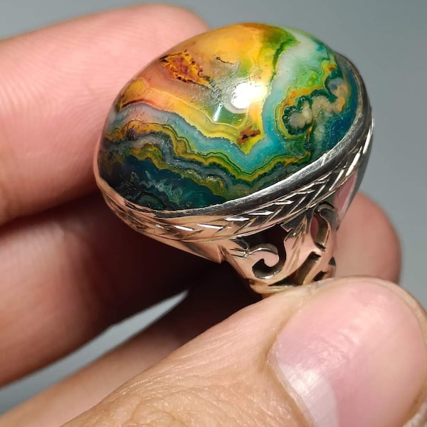 Mens Gemstone Rings - Etsy