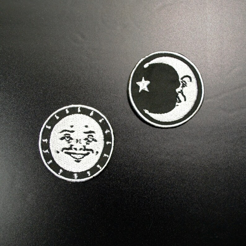 Ouija Sun and Moon Patch Set - Etsy España