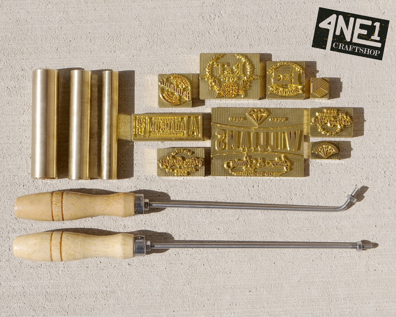 Customized Branding Iron Stamps, Custom Logo Stamps, Custom Flame ...