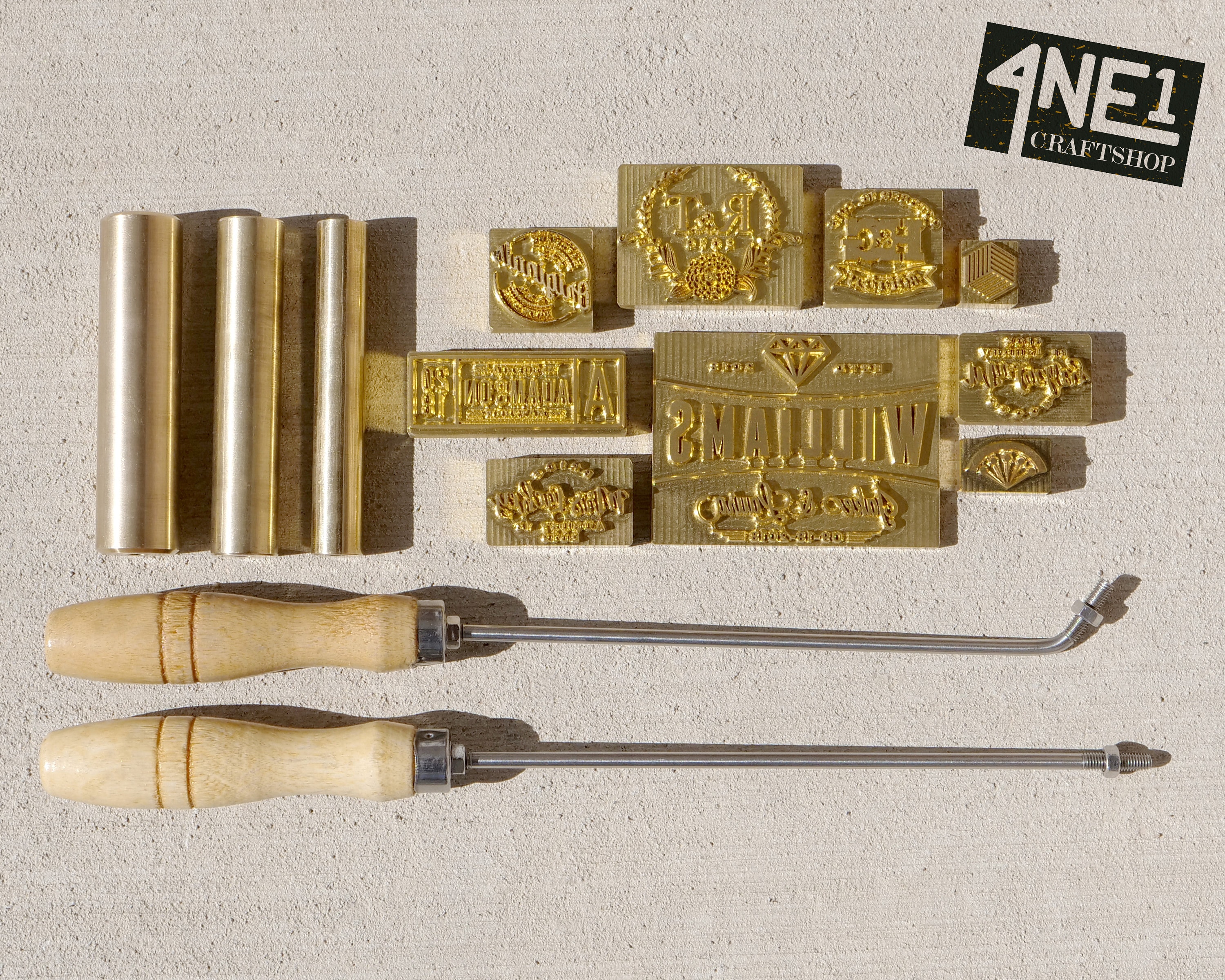 Customized Branding Iron Stamps Custom Logo Stamps Custom | Etsy