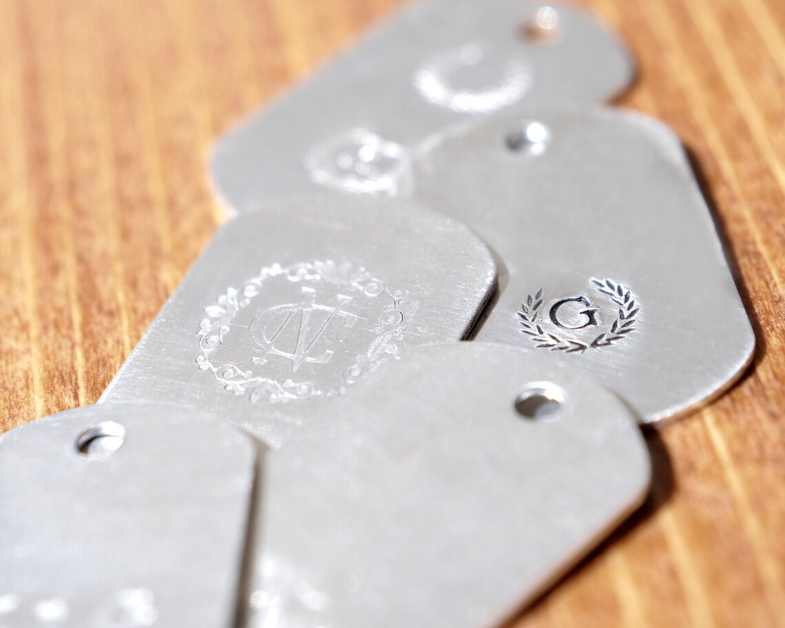 Customized Metal Stamps Custom Logo Stamps Logo jewelry | Etsy