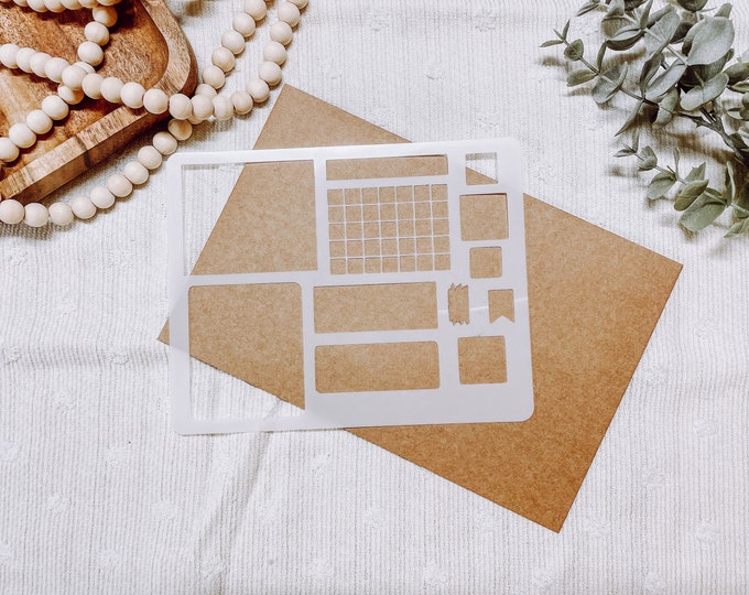 Calendar Stencil || Bullet Journal Stencil - Etsy