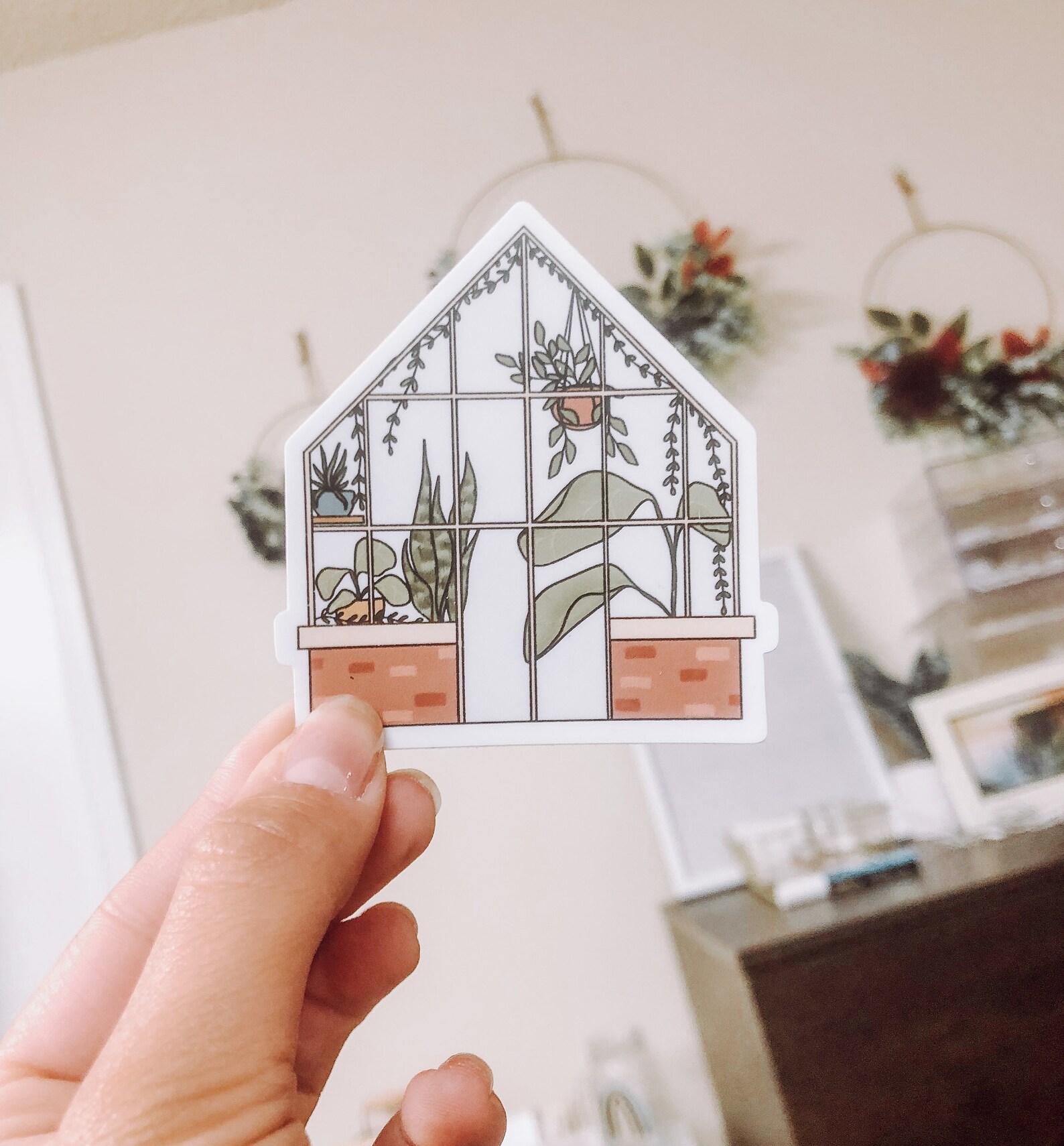 Greenhouse Sticker Plants Plant Lover Waterproof | Etsy