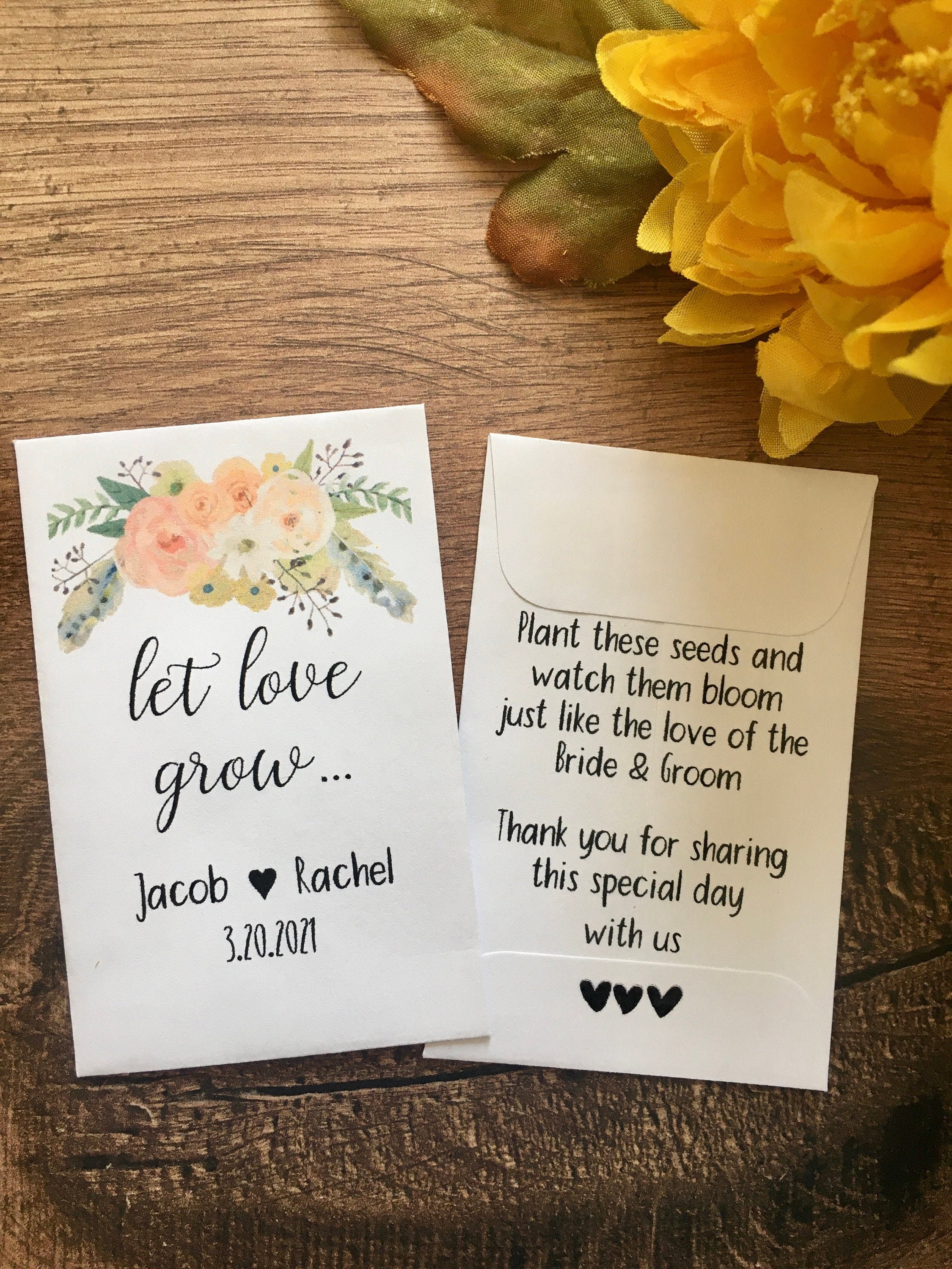 Let Love Grow Let Love Bloom Bridal Shower Wedding Birthday | Etsy