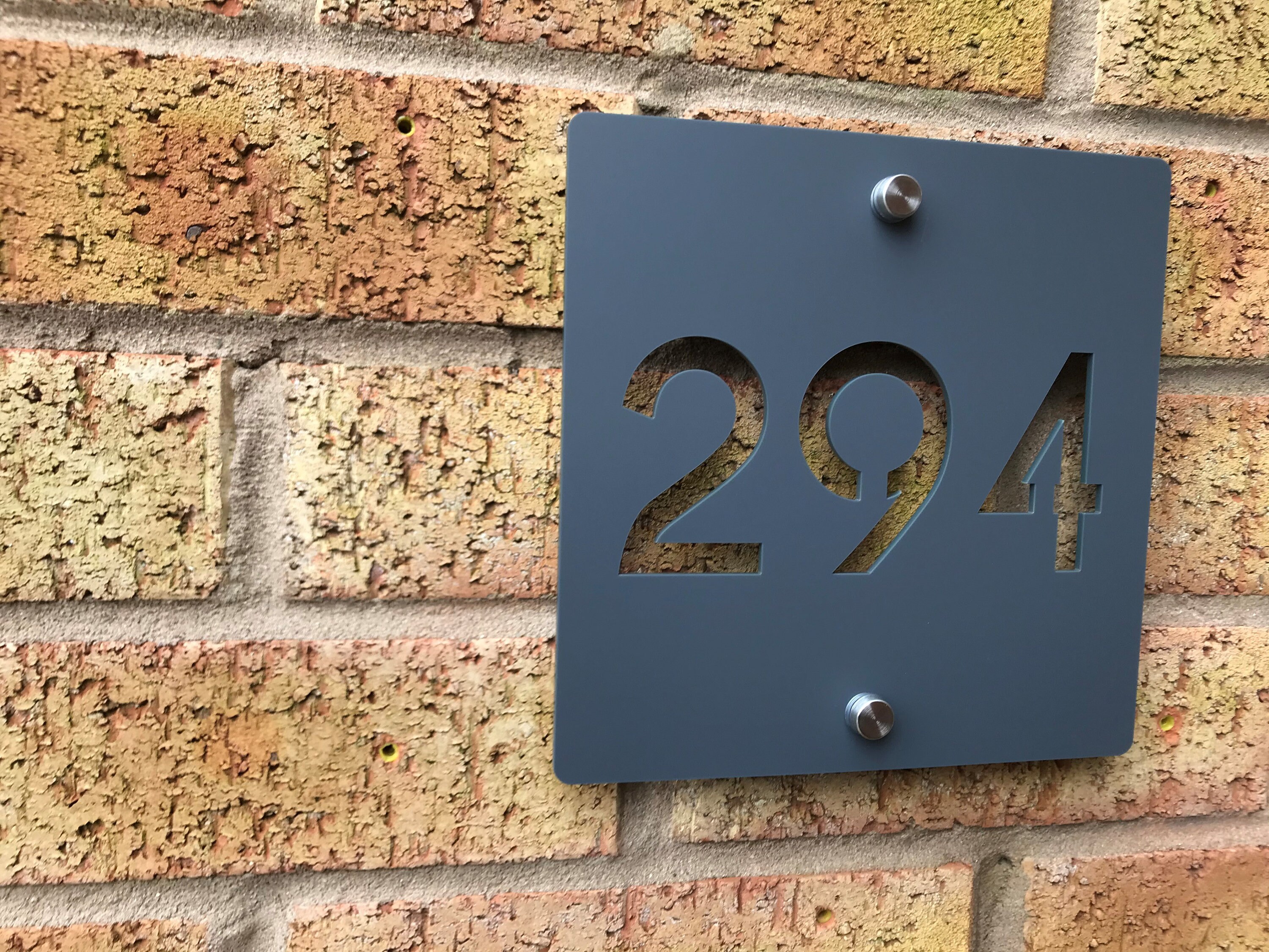 Contemporary House Number - Etsy UK