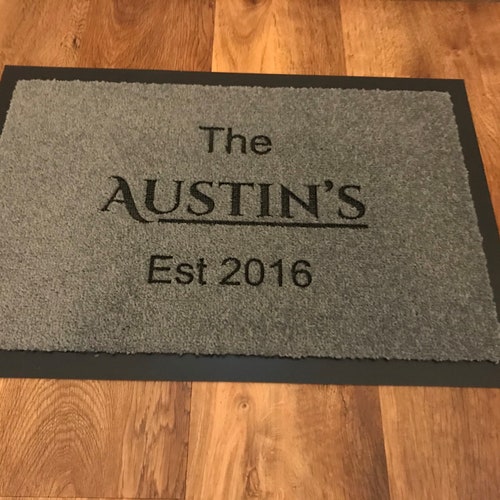 Custom Doormat Personalised Door Mat Customized Door Rug - Etsy