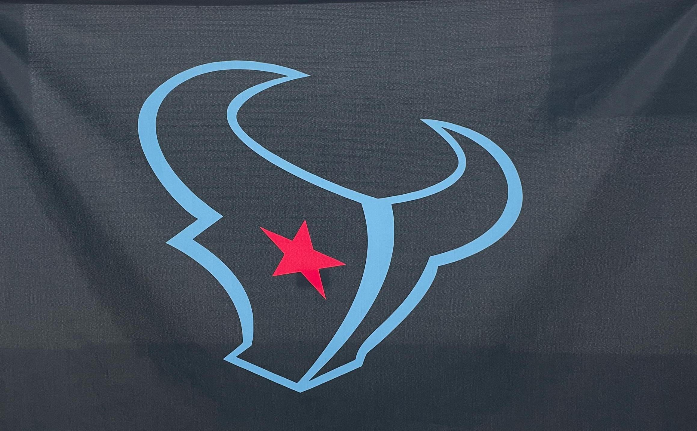 Houston Texans Fan Htown Bullhorn Texas Red Star 2024 New Logo 3x5 Ft ...