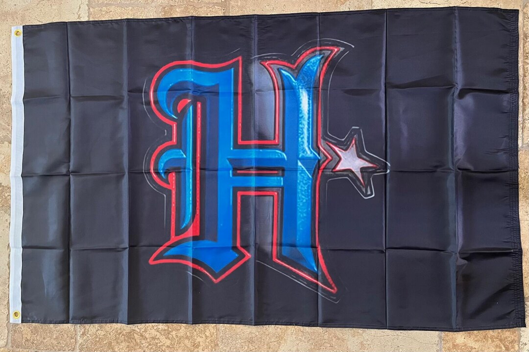 Houston Texans HTown Deep Steel Blue Schatten-Effekt Neues Logo 3 x 5 ...