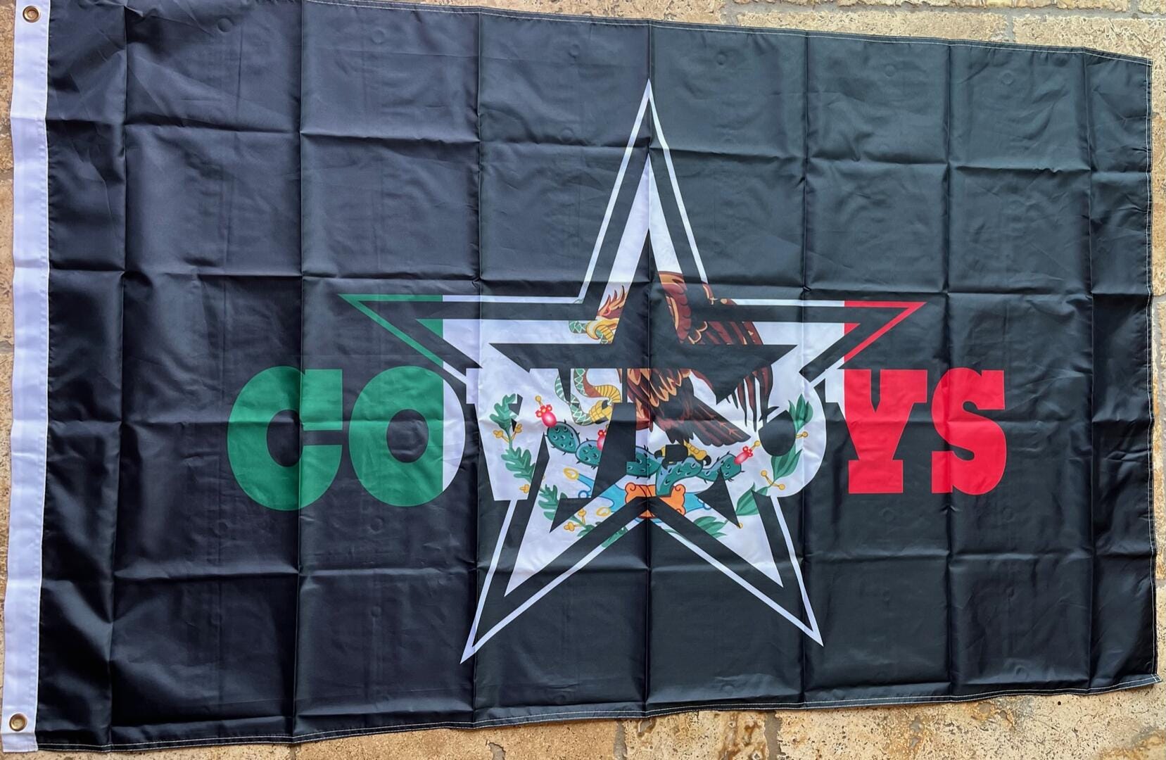 Dallas Cowboys Mexican Mexico Flag 3x5 Ft. Flag Mancave Banner Decor - Etsy