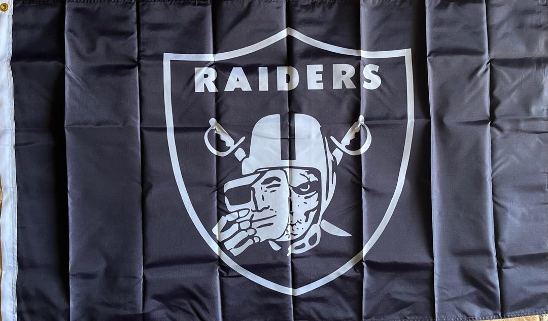 Los Angeles Las Vegas Oakland Raiders Mask off 3x5 FT Flag Banner CA ...