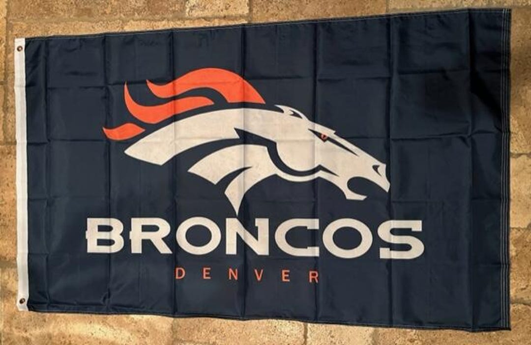 Denver Broncos 4 Lined Stitched Wind Resistant High Quality 3x5 Ft ...