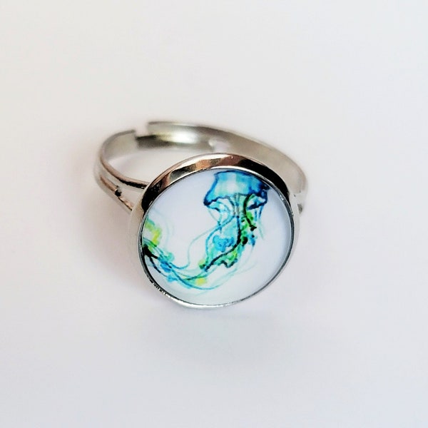 Blue Jellyfish - Etsy