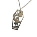 Ghost Necklace Spooky Ghost Halloween Necklace Stainless - Etsy