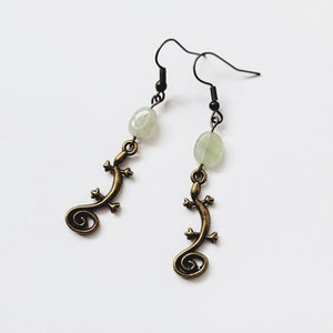 Lizard Earrings, Gecko Earrings, Reptile Jewelry, Amphibian Jewelry ...