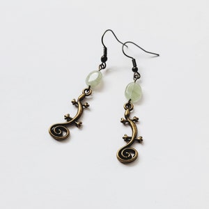 Lizard Earrings, Gecko Earrings, Reptile Jewelry, Amphibian Jewelry ...