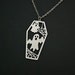Ghost Necklace Spooky Ghost Halloween Necklace Stainless - Etsy