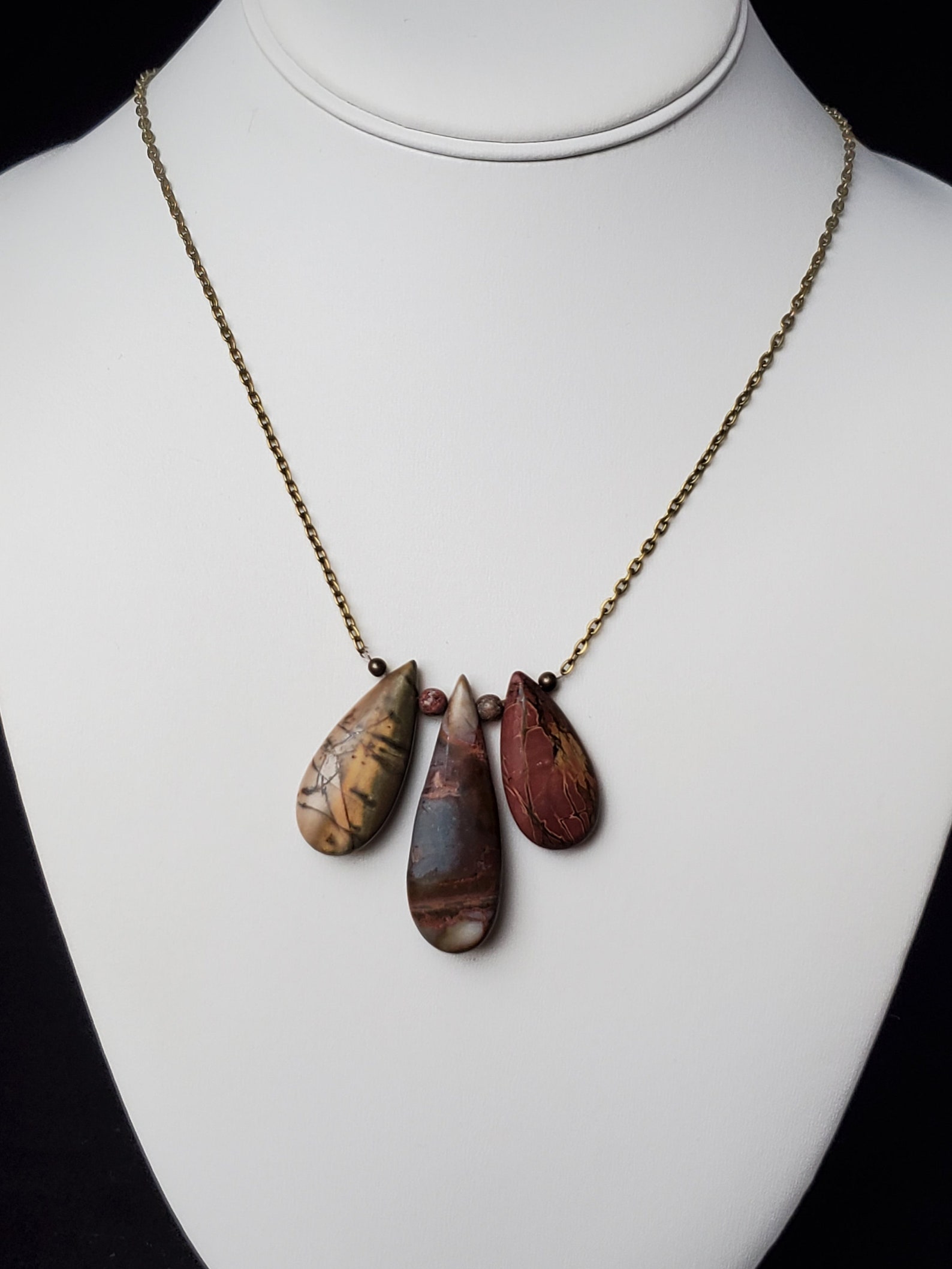 Rainbow Jasper Necklace Rainbow Jasper Jewelry Set | Etsy