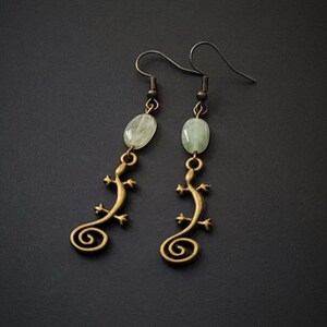 Lizard Earrings, Gecko Earrings, Reptile Jewelry, Amphibian Jewelry ...