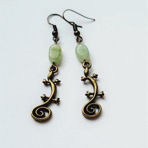 Lizard Earrings, Gecko Earrings, Reptile Jewelry, Amphibian Jewelry ...