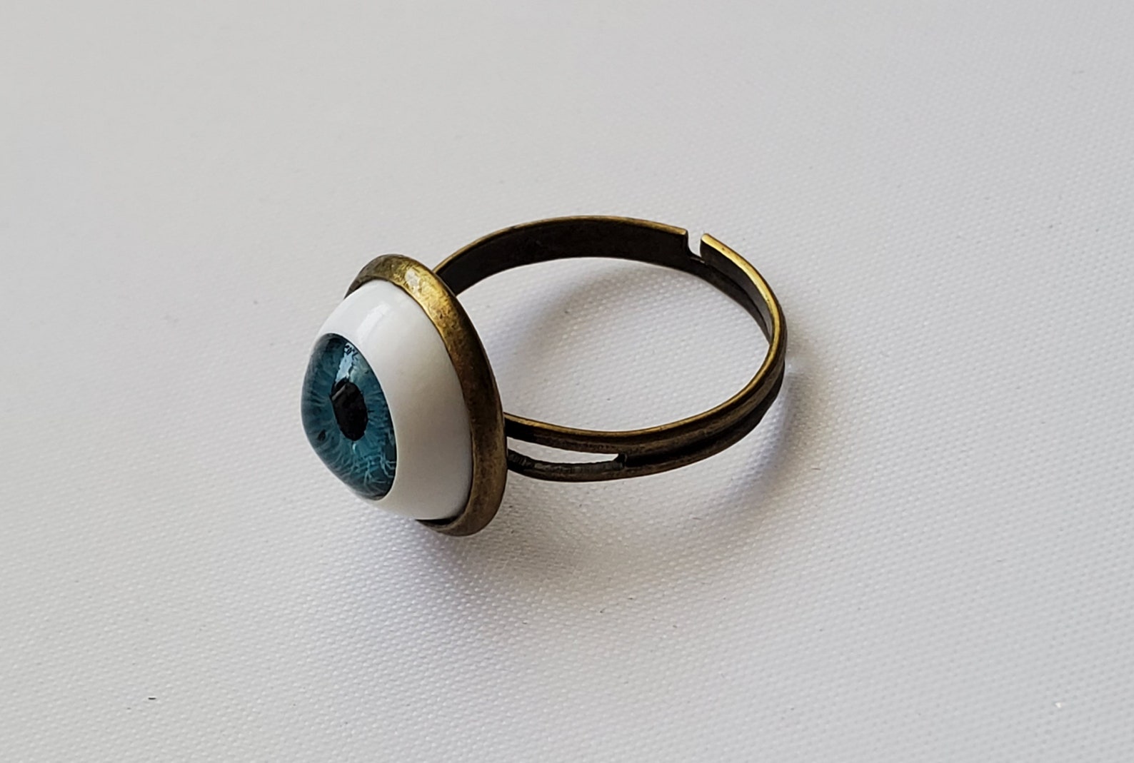 Eyeball Ring Evil Eye Adjustable Ring Realistic Eyeball Ring | Etsy