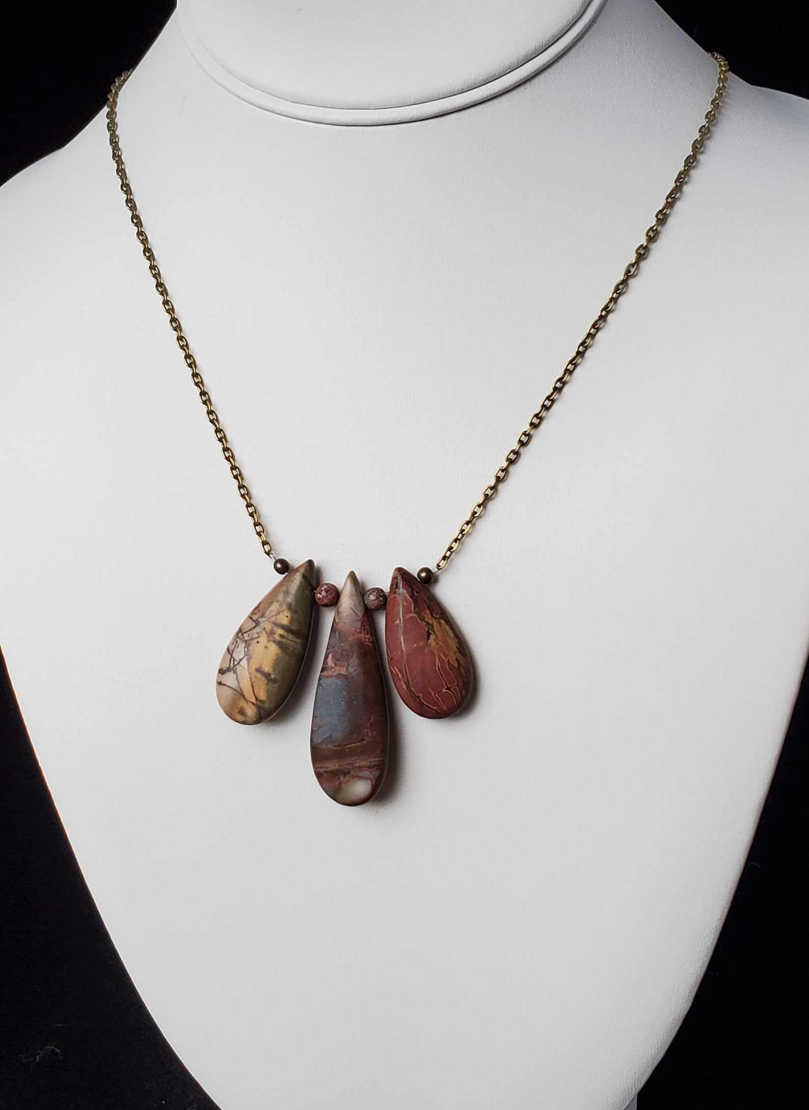 Rainbow Jasper Necklace Rainbow Jasper Jewelry Set | Etsy