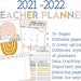 2021-2022 Boho Chic Teacher Planner Teacher Binder - Etsy