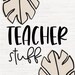 2021-2022 Tropical Teacher Planner | Editable | Lesson Plans - Etsy