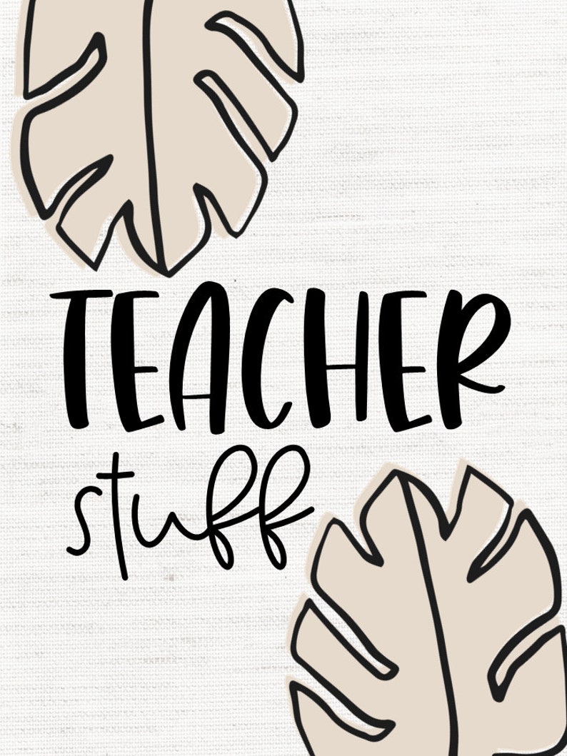 2021-2022 Tropical Teacher Planner | Editable | Lesson Plans - Etsy