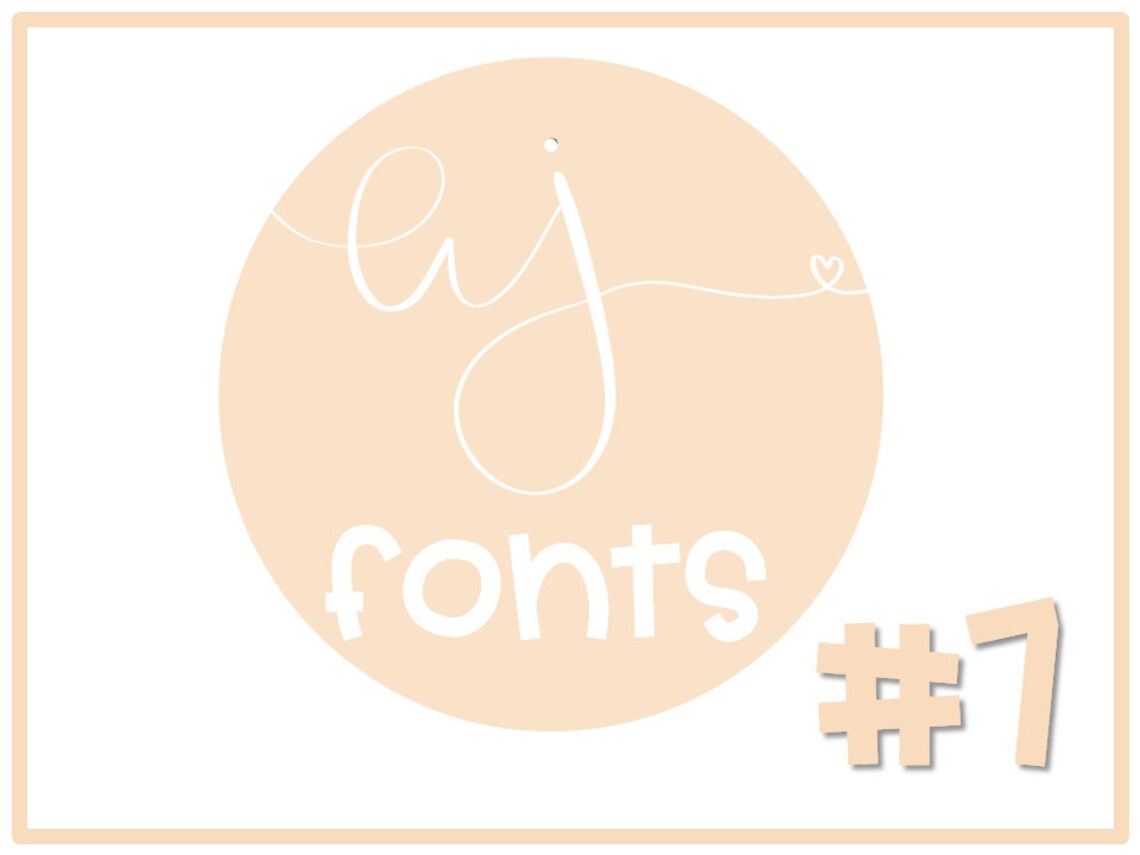 Alyson Jordan Fonts Volume #7 - Etsy