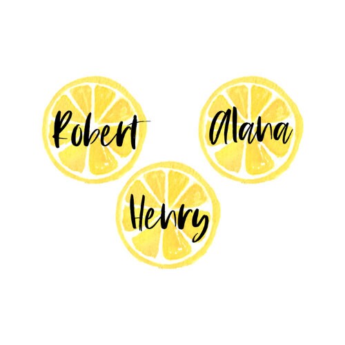 Lemon Banner | Editable | Birthday Banner | Lemonade Stand | Kids ...