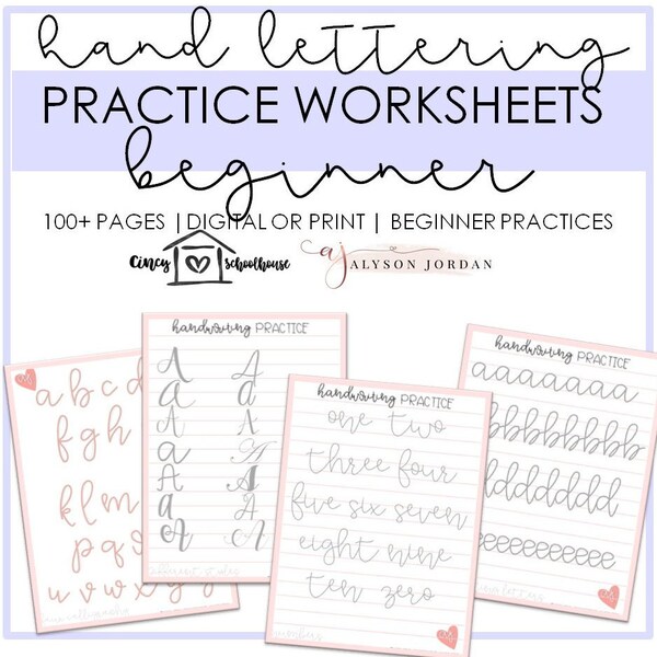 ABC Modern Print Practice Sheet Printable carmen Yan - Etsy Canada
