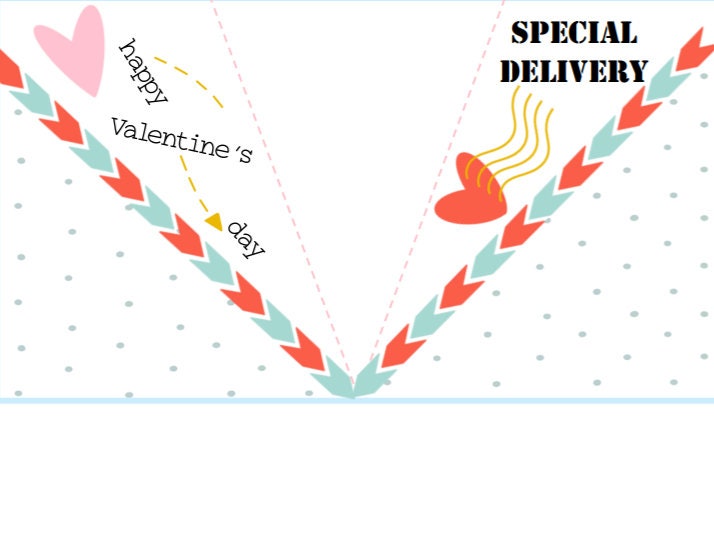 Kids Paper Airplane Valentine | Valentine's Day Card for Kids | Paper ...