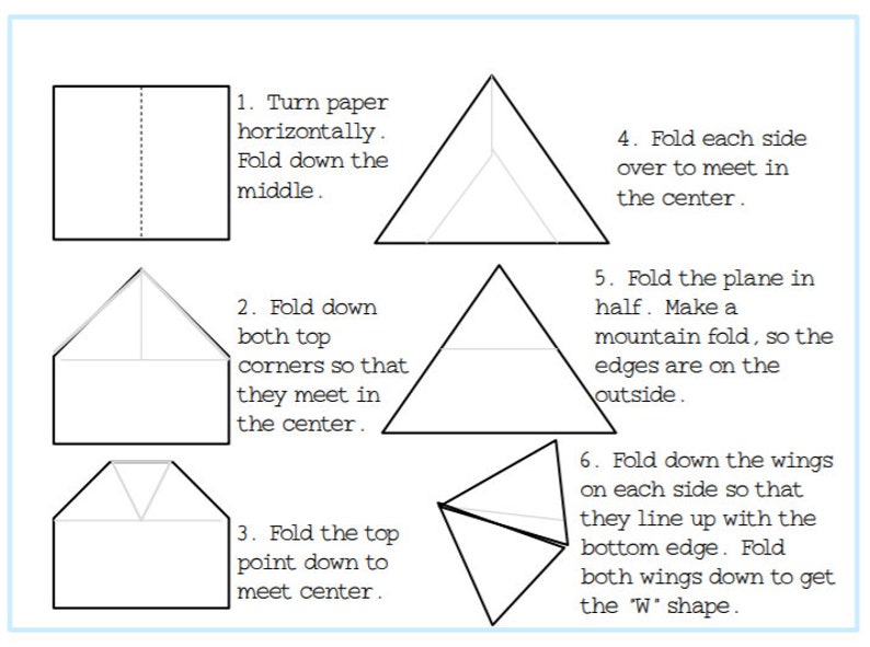 Kids Paper Airplane Valentine | Valentine's Day Card for Kids | Paper ...
